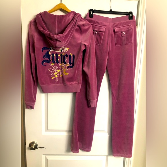 Juicy Couture | Pants & Jumpsuits | Juicy Couture Velour Tracksuit | Poshmark